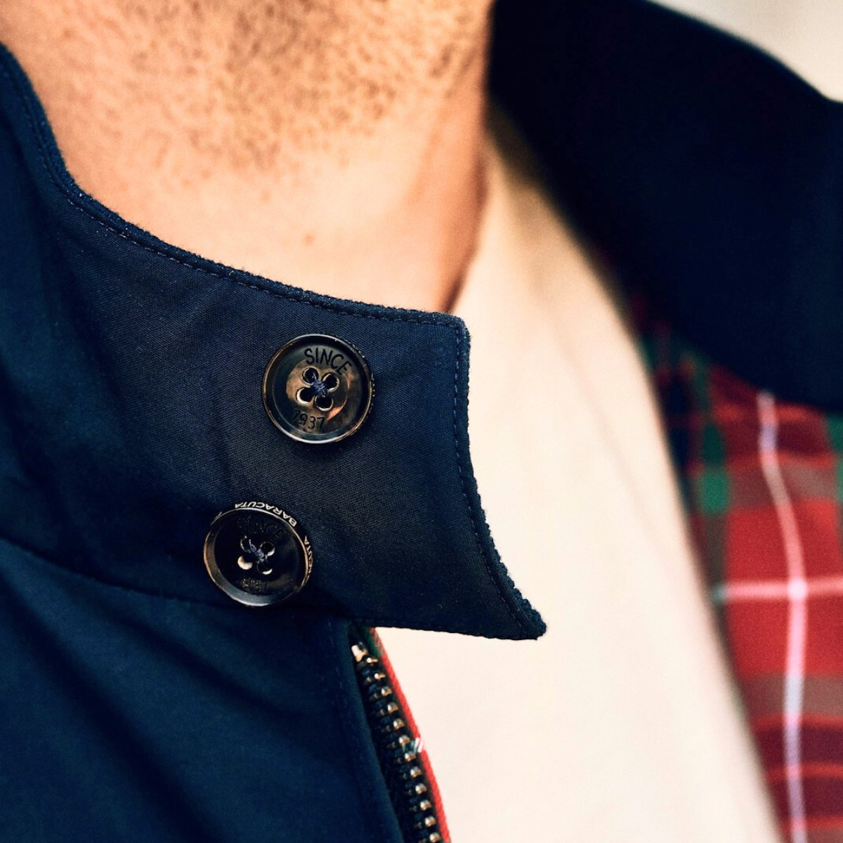 Baracuta G9 Original Harrington Jacket Navy – Tijdloos Brits Stijl ...