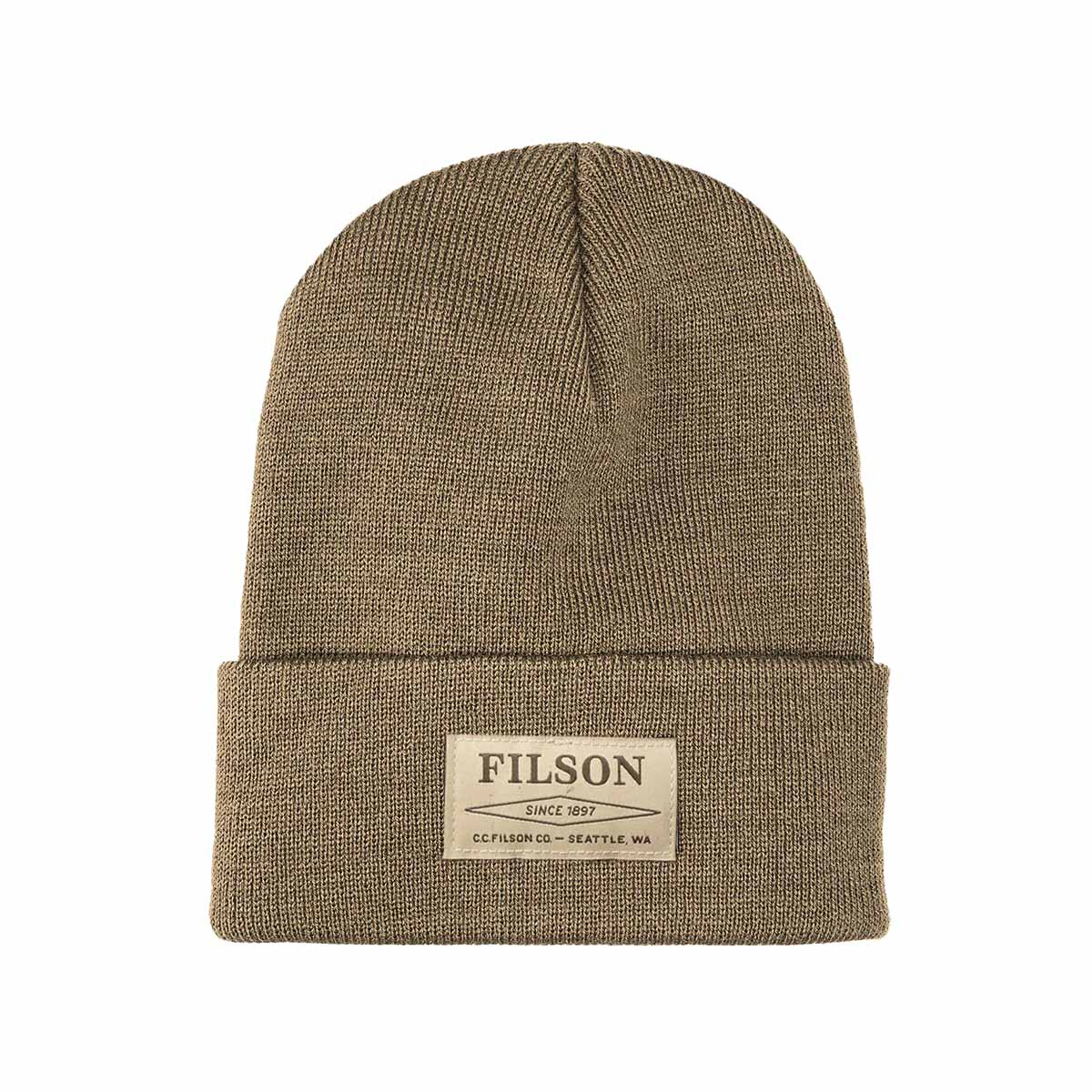 Filson Ballard Watch Cap Copper, muts van 100% acrylic isoleert bij ...