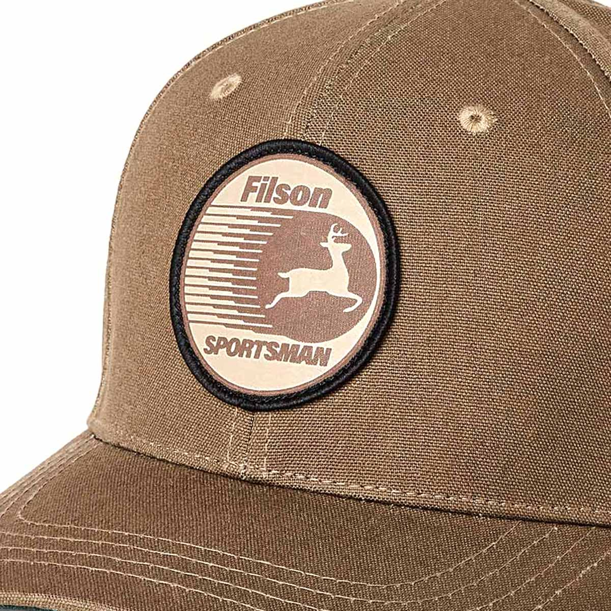 Filson Dry Tin Logger Cap Marsh Olive/Sportsman, klassieke Dry Tin ...