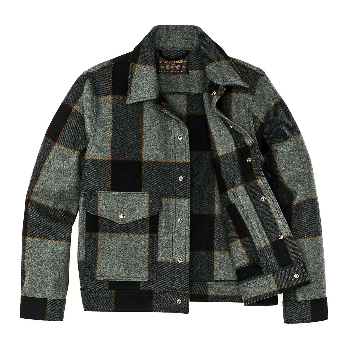 Filson Mackinaw Wool Work Jacket, iconische werk jas