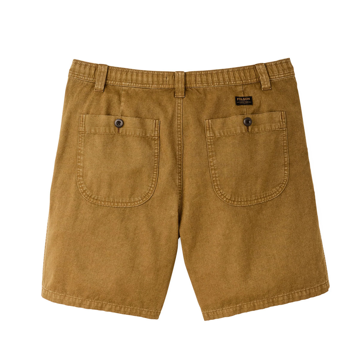 Filson Oakville Canvas Shorts Bronze Brown