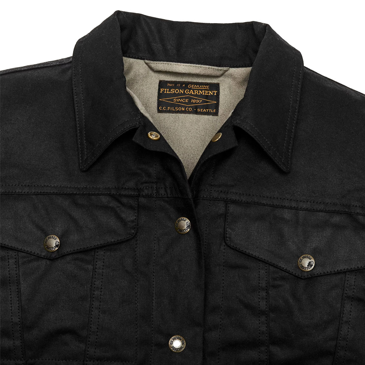 Filson Women's Short Lined Cruiser Black